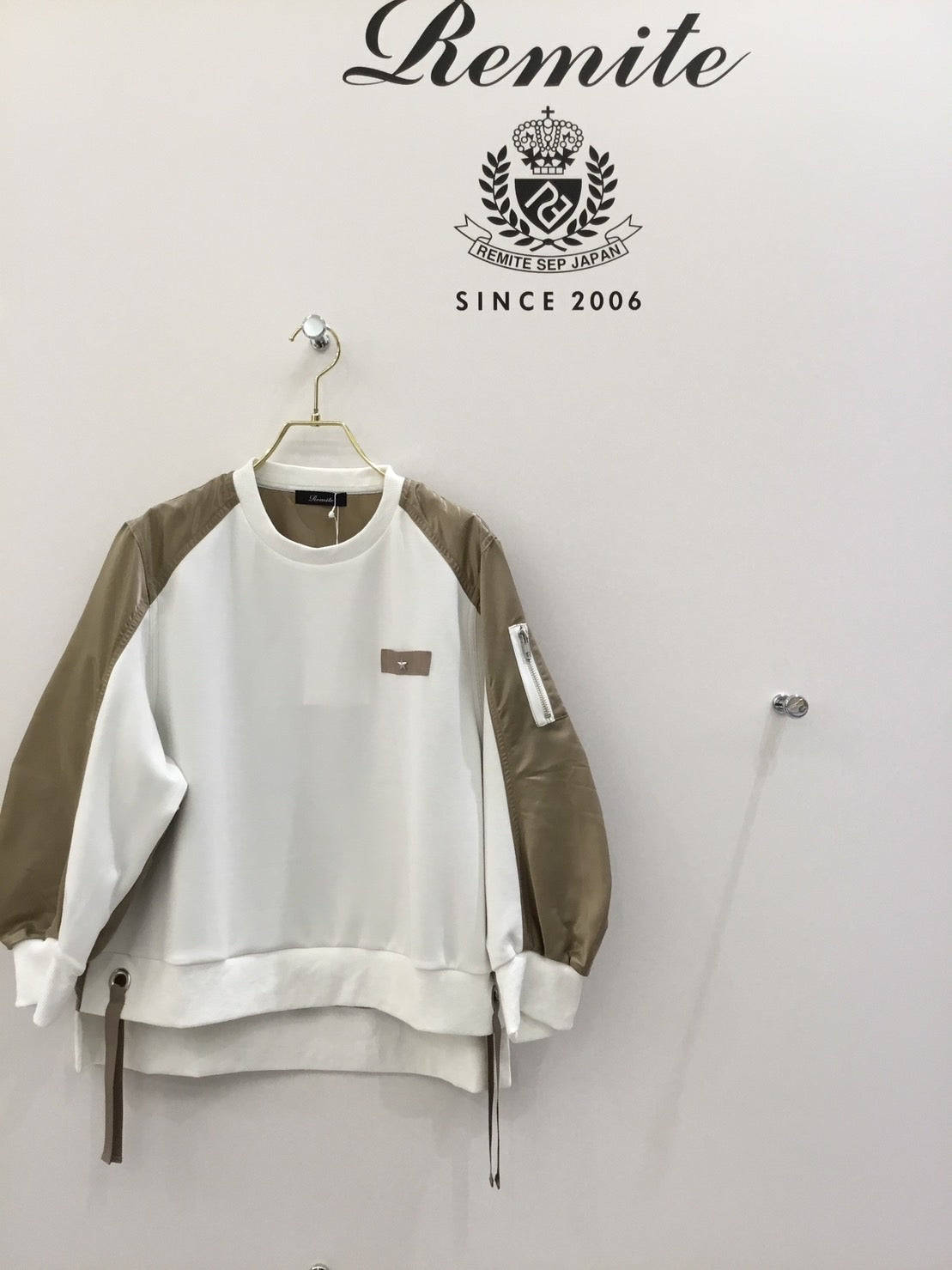 QVCミリタリー異素材カットソー – Remite online store